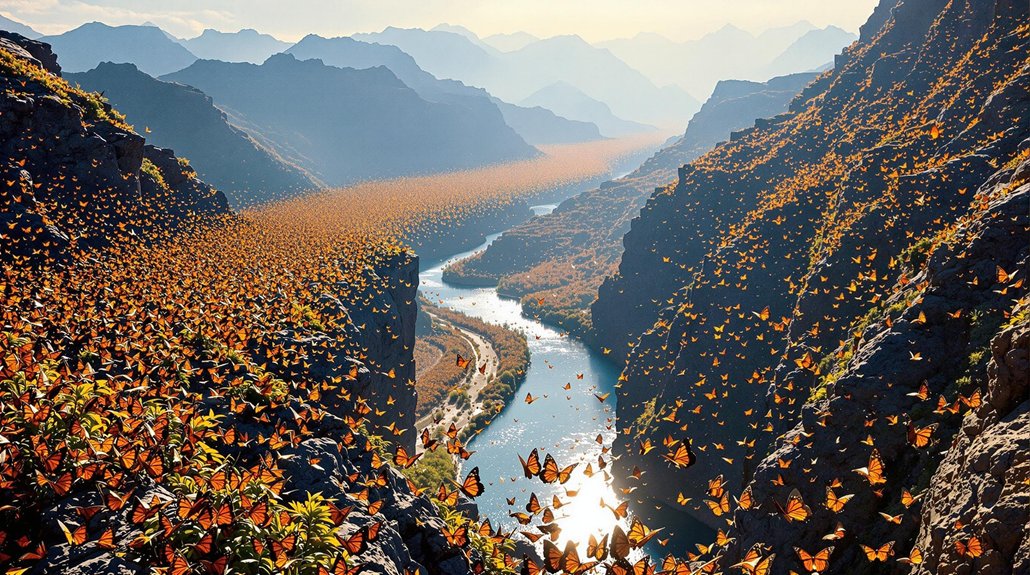 Monarch Butterfly Migration Path